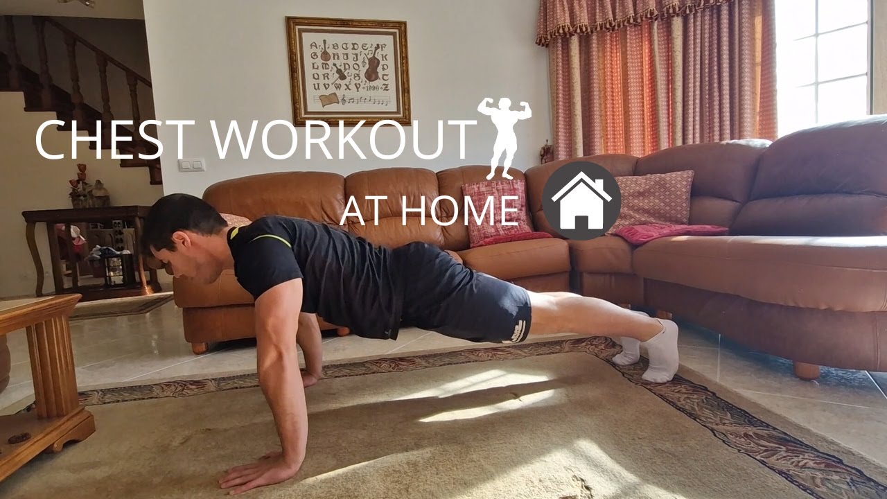 Home Workout - Today is Chest Day - YouTube