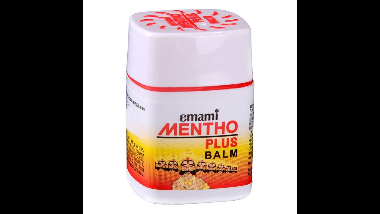 Emami Mentho Plus Balm, 8 ml Review - YouTube