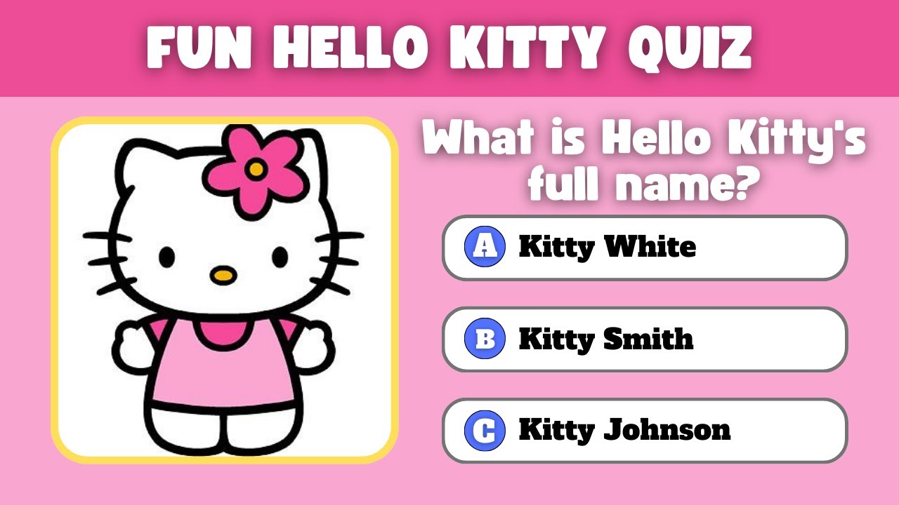 Fun Hello Kitty Trivia Quiz 🎀 Do You Know The Answers? - YouTube