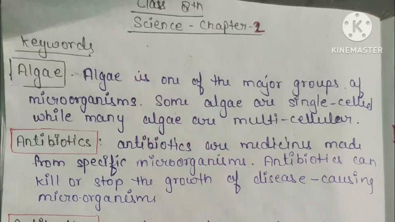 Class 8th SCIENCE Chapter 2 KEYWORDS YouTube class-8th-science-chapter-2-keywords-youtube