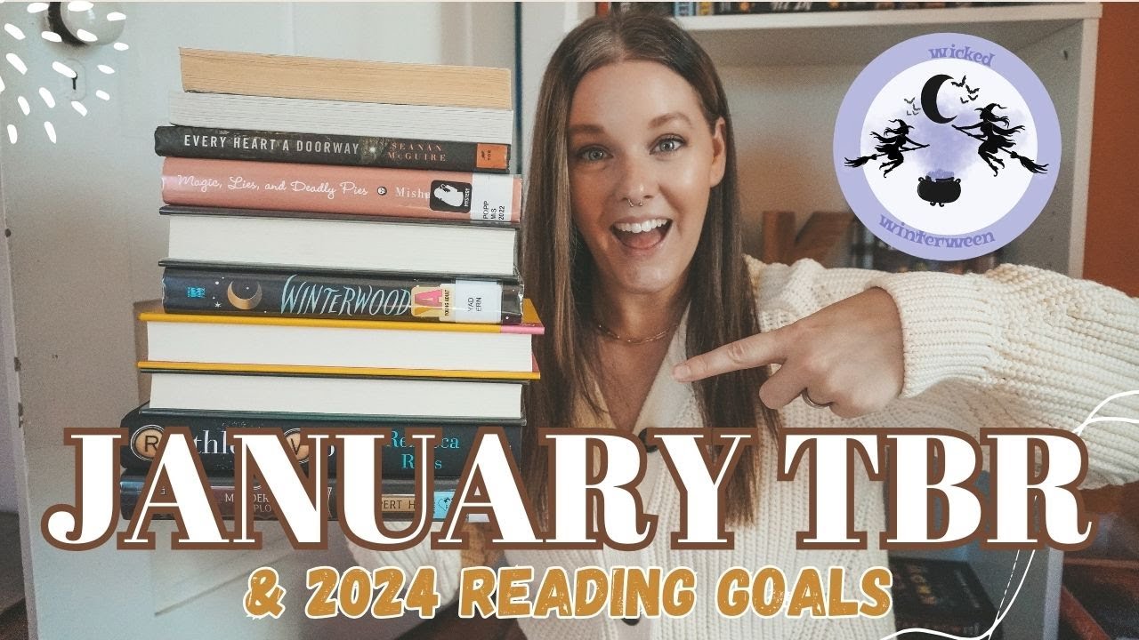 JANUARY TBR & 2024 READING GOALS! | Winterween, Bookclubs, and lots of mystery girl era! - YouTube