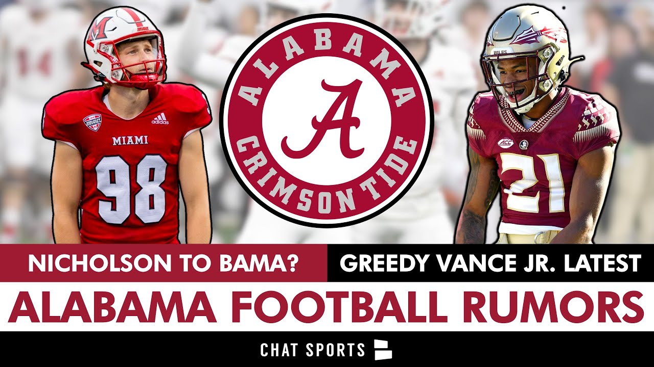 Alabama Football Rumors: Greedy Vance Jr. Latest + Alabama The Favorite ...