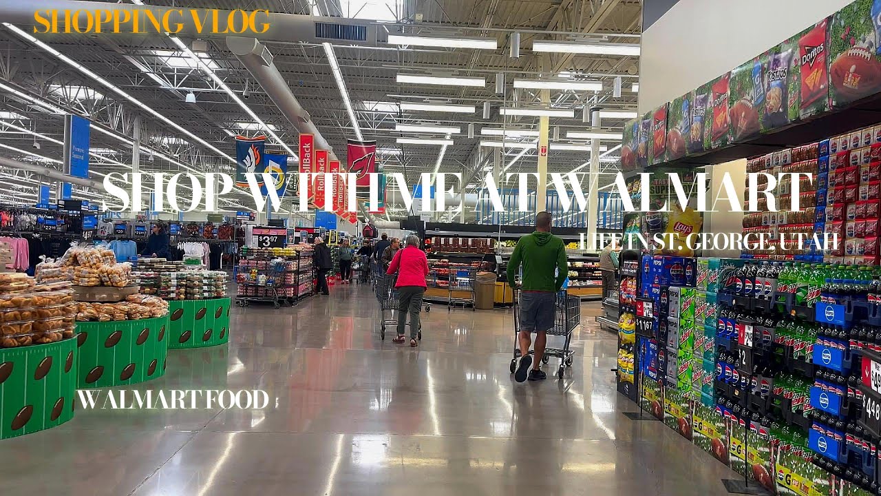 Walmart grocery shopping in St. George, Utah | Food vlog + We make ...
