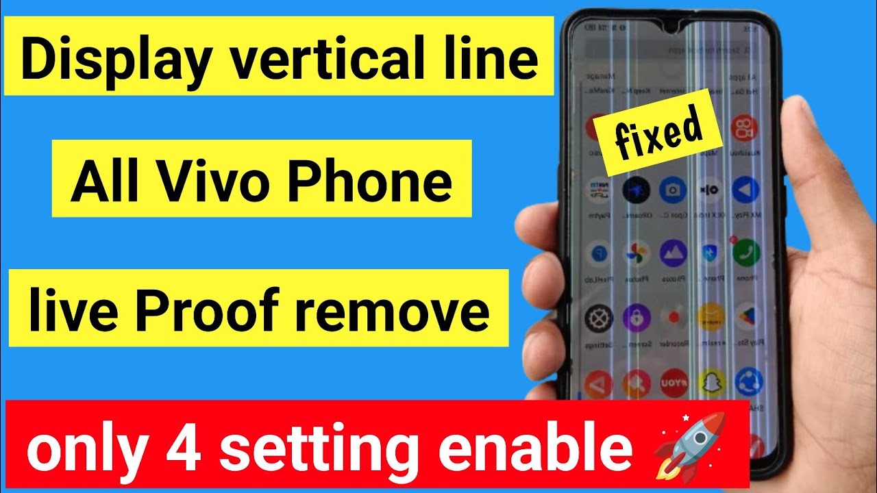 vivo mobile display vertical line problem | mobile display vertical ...