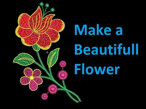 Wilcom Flower - YouTube