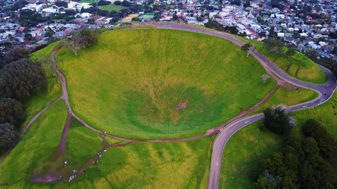 Mt. Eden Volcano - New Zealand Sunset - YouTube