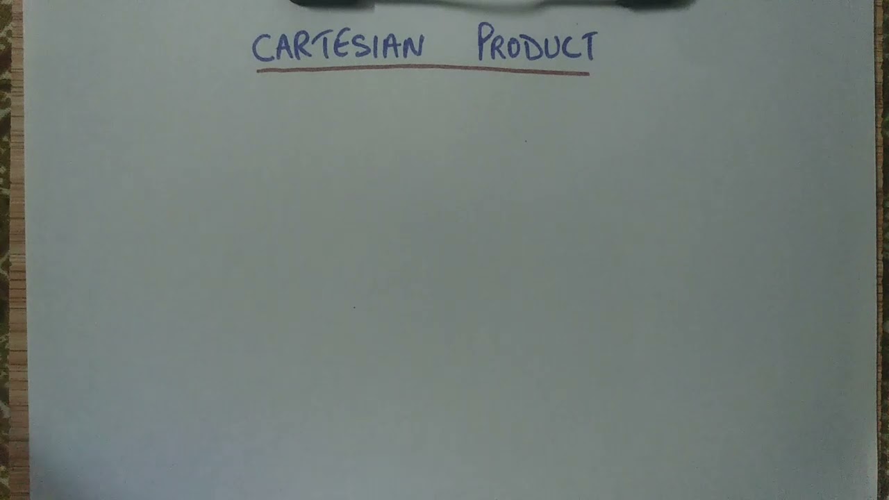 Cartesian Product Of Sets Discrete Mathematics YouTube Cartesian Product Of Sets Discrete Mathematics YouTube