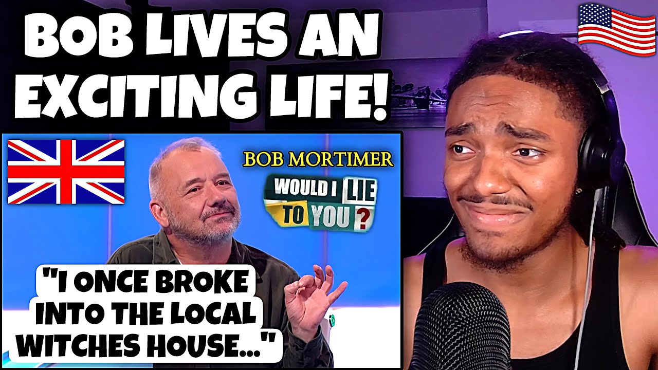 AMERICAN REACTS: Bob Mortimer "I Once Broke Into the Garden of the ...