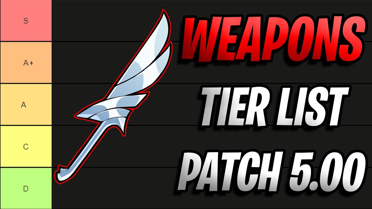 Brawlhalla Weapon Tier List Patch 5.00 - YouTube