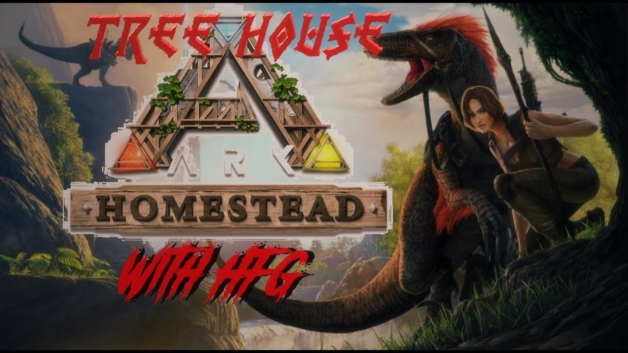 Sneak Peek On The Tree House Build (ARK) - YouTube