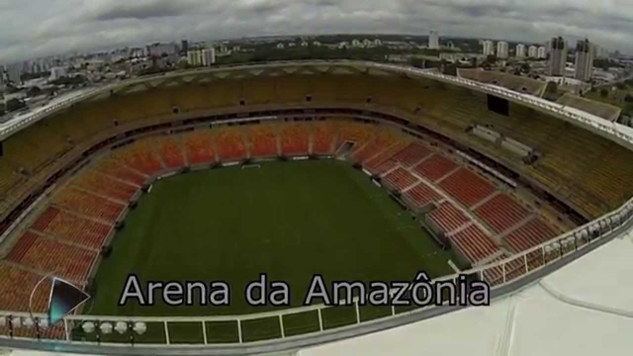 Imagens aéreas da Arena da Amazônia - Manaus - YouTube