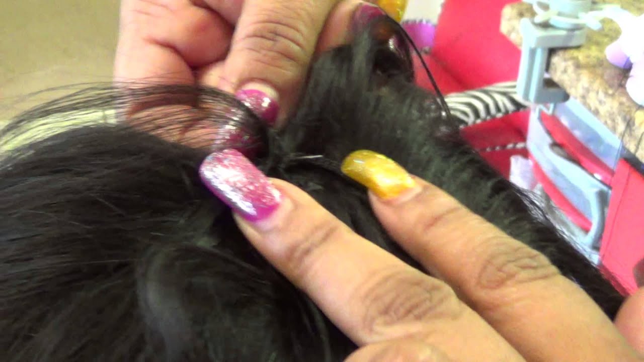 Full Sew In Hand closure smooth Finish - YouTube