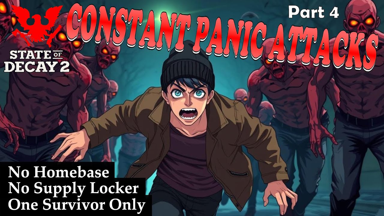 CONSTANT PANIC ATTACKS - State of Decay 2 - Lethal Zone - Part 4 #stateofdecay2 #zombiesurvival ...