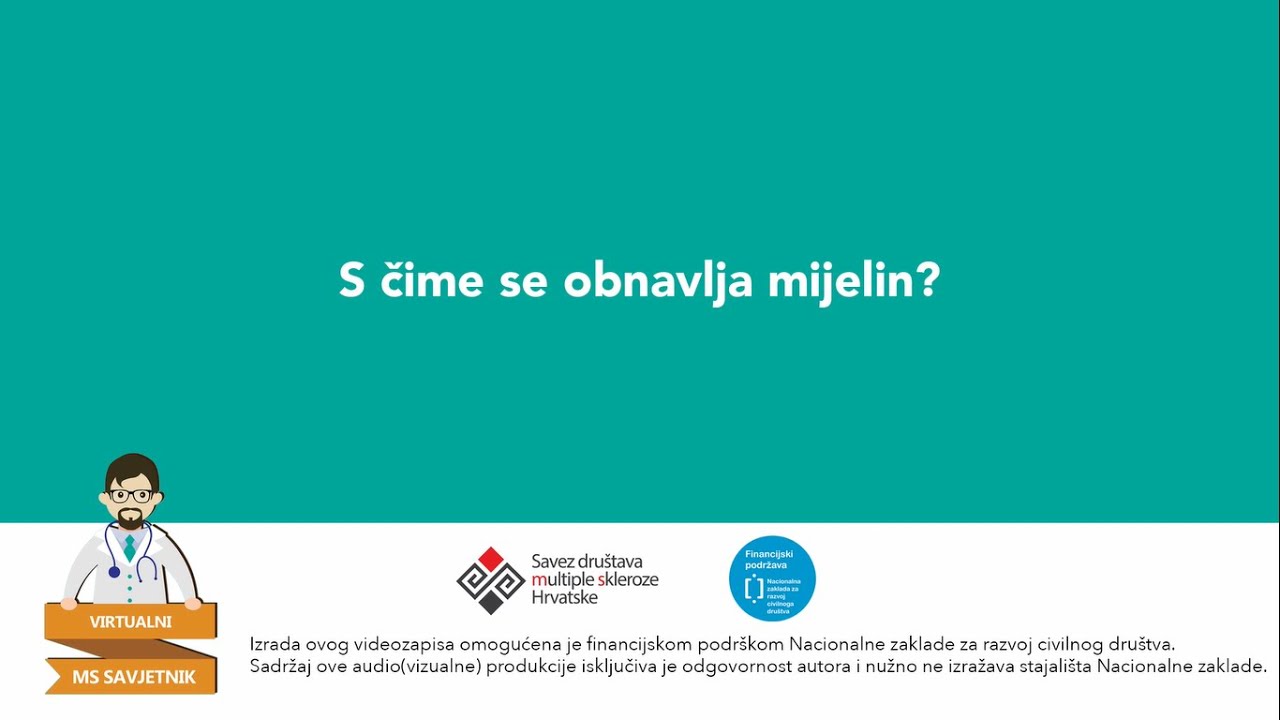 Pitanje za neurologa: S čime se obnavlja mijelin? - YouTube