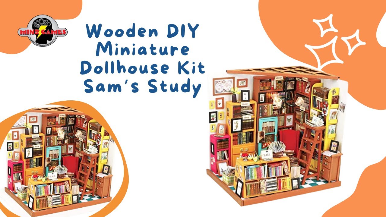 3D Puzzle DIY House | Sam's Study - YouTube