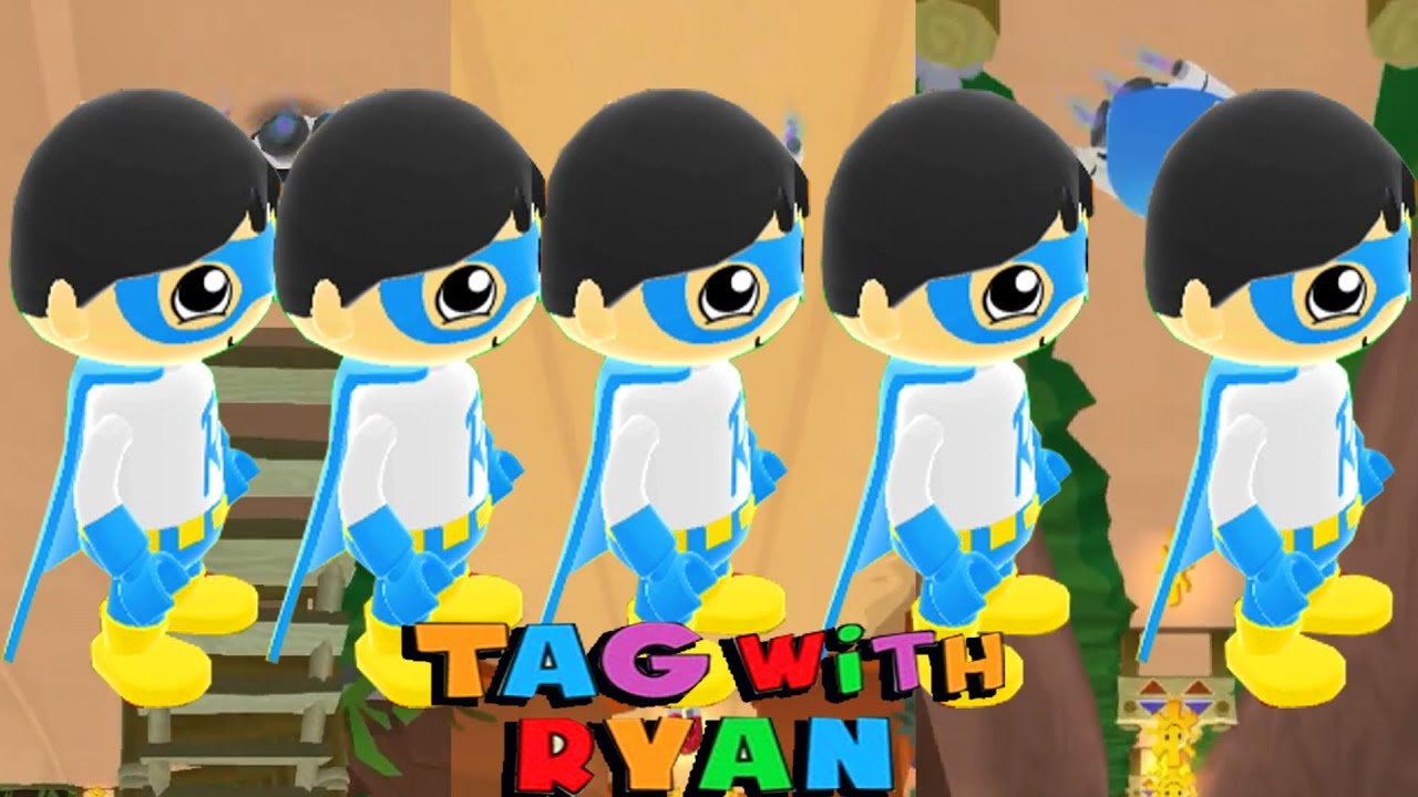 TAG WITH RYAN- New CHALLENGE GAME WITH REVERSE MODE!!! - YouTube