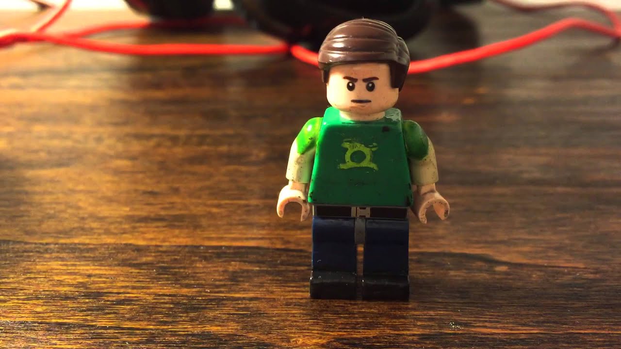 Lego custom Sheldon (The Big Bang Theory) - YouTube