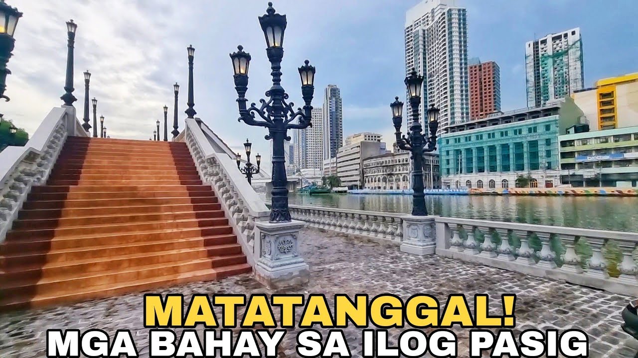 MATATANGGAL NA MGA BAHAY SA ILOG PASIG ESPLANADE PROJECT - YouTube