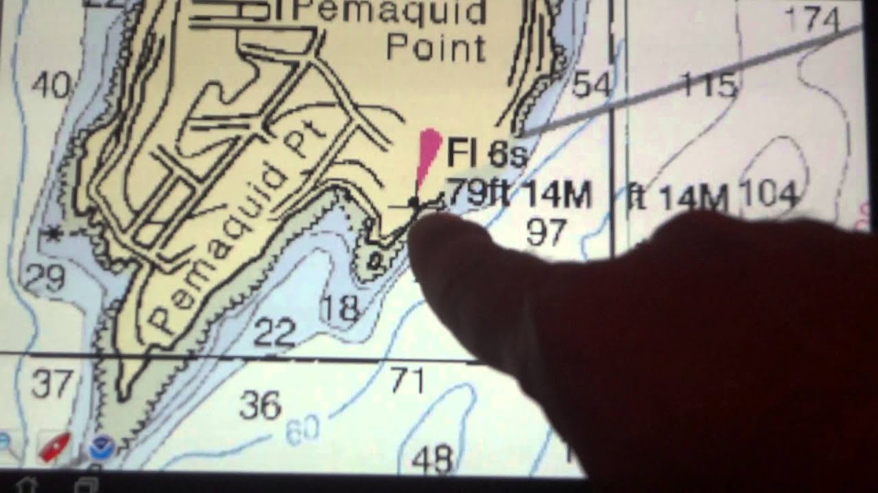 NOAA Coast Survey Mobile App Demo - YouTube