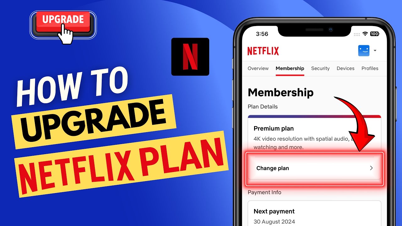 How To Upgrade Netflix Plan |How To Upgrade Netflix Plan On Phone ...