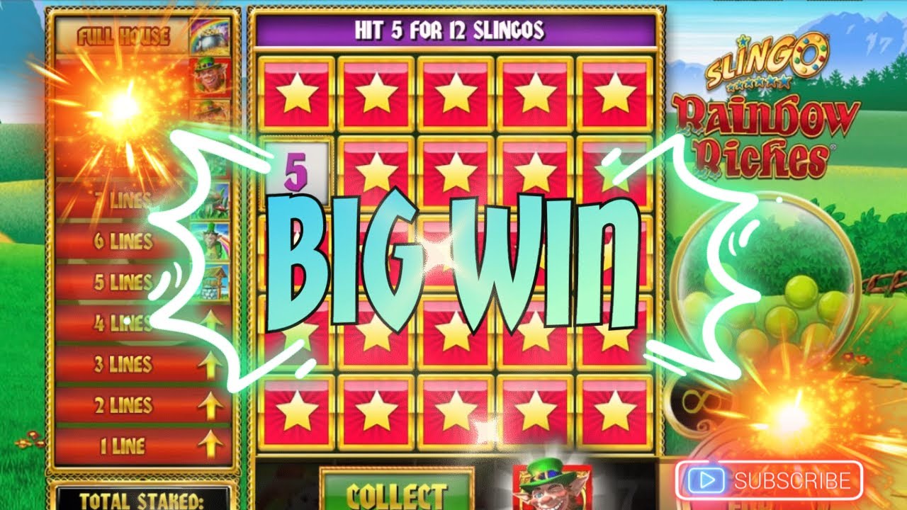 😳 💥 BIG WIN💥 😳 The Goonies & Slingo Rainbow Riches (with commentary)💥 £ ...