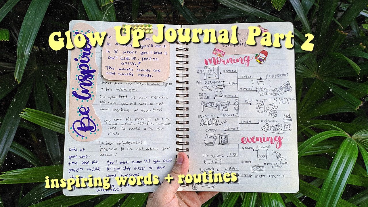 Making My Own Glow Up Journal While Quarantined! | PART 2 (Philippines ...