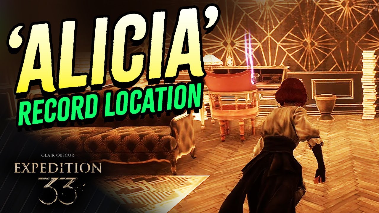 Where to find 'ALICIA' Music Record in Clair Obscur: Expedition 33 ...