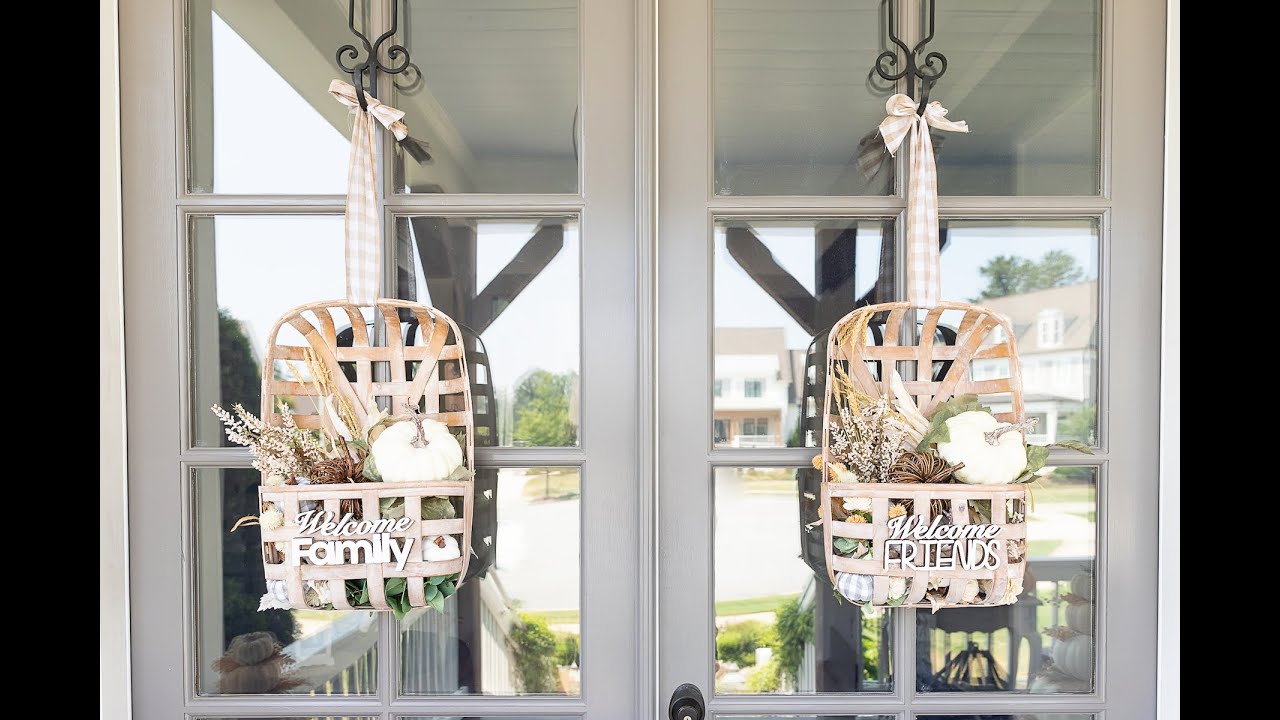 DIY Fall Tobacco Wreaths - YouTube