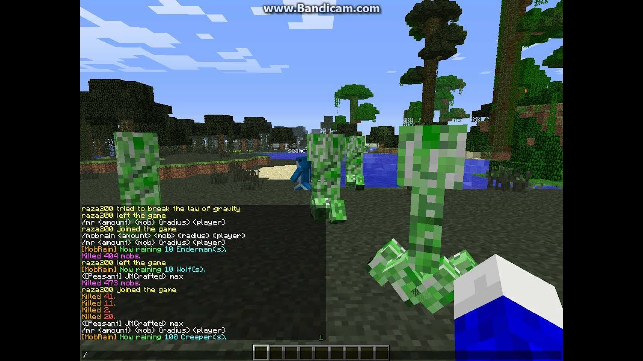 Minecraft Plugin Review: Mob Rain (#2) - YouTube