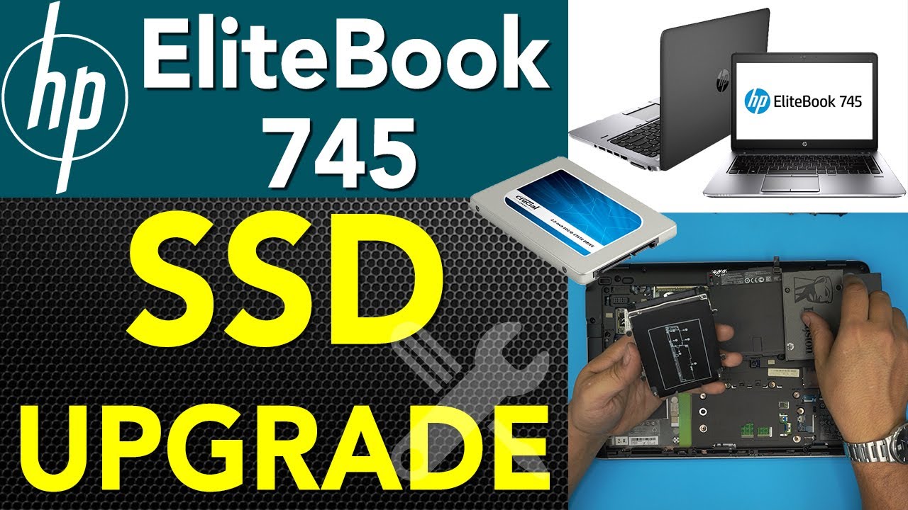 HP Elitebook 745 G2 SSD HDD Upgrade FULL GUIDE - YouTube
