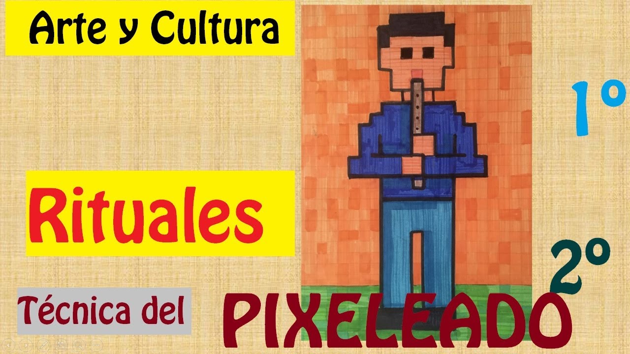 ARTE Y RITUALES USANDO LA TÉCNICA DEL PIXELEADO semana 25 de Aprendo en ...