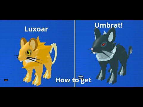 How to get umbrat and luxoar in loomian legacy... - YouTube