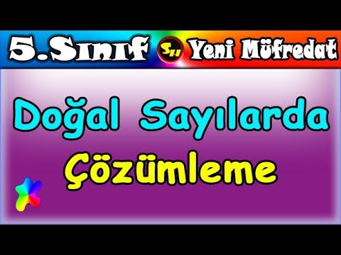 Doğal Sayılarda Çözümleme 5. Sınııf Matematik