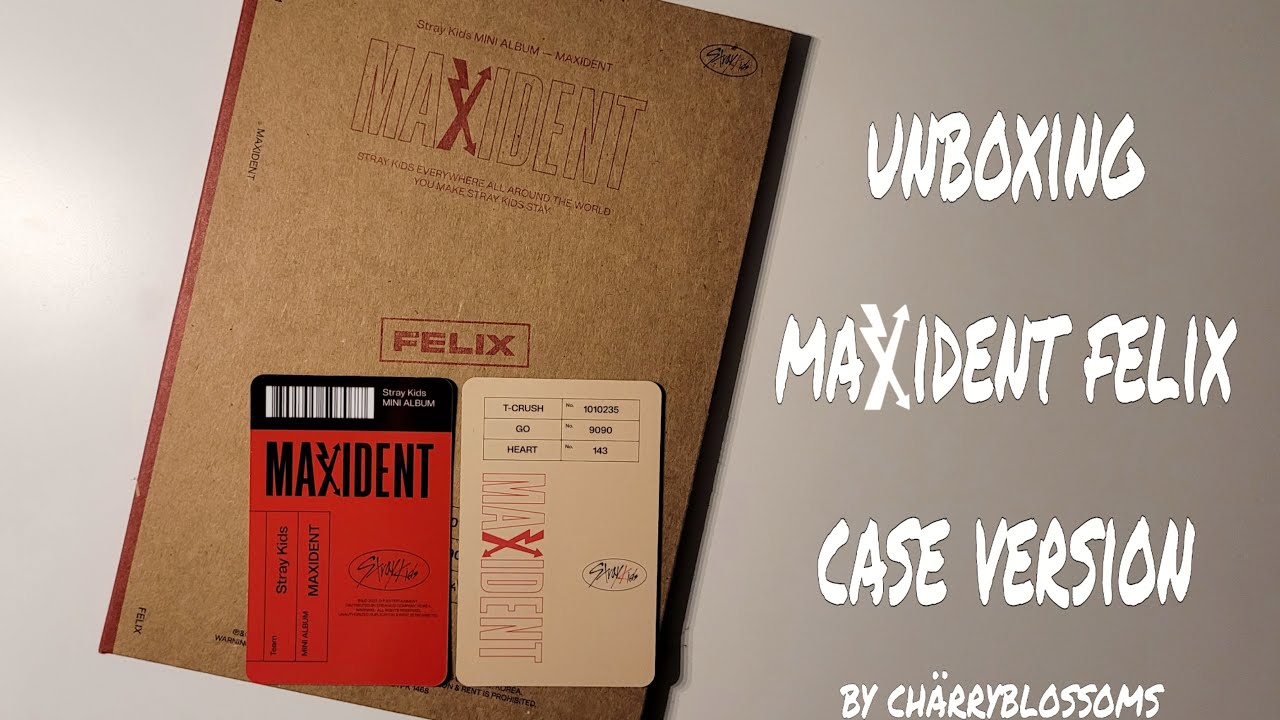 (chill) unboxing MAXIDENT Felix´s case version | first time ...