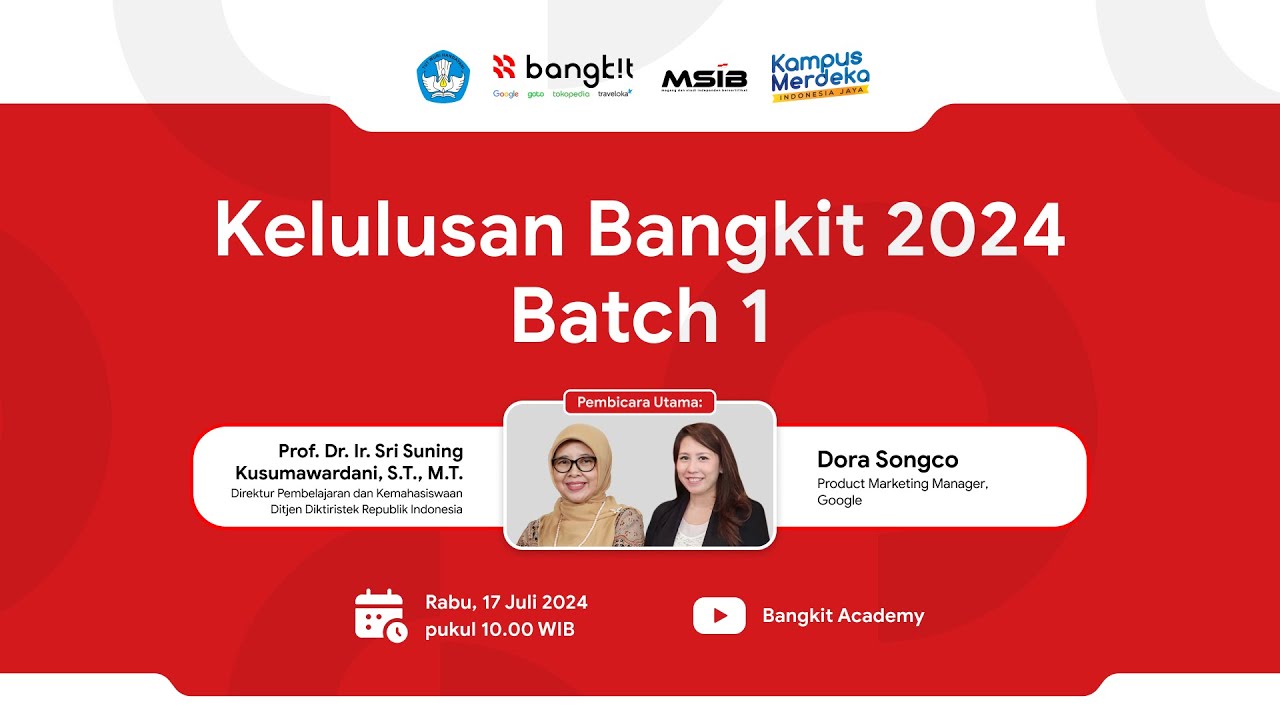 Kelulusan Bangkit 2024 Batch 1 - YouTube