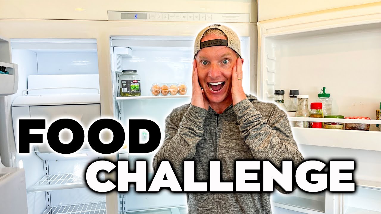 Cooking A Meal With Random Ingredients From An Almost Empty Fridge ...