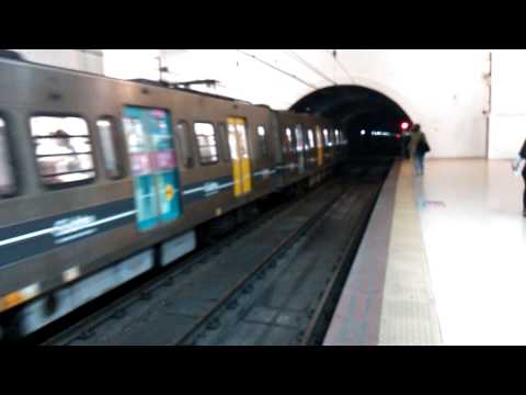 Subte Línea D - Alstom Metrópolis partiendo de est. Olleros