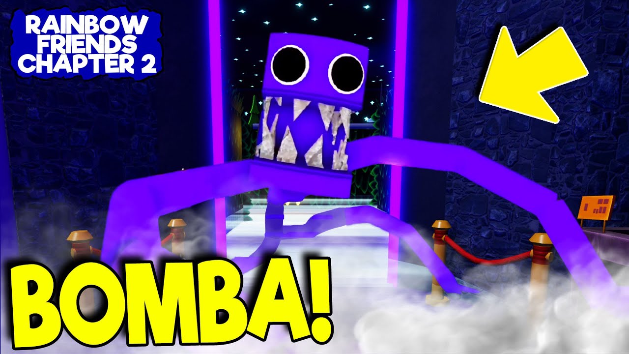RAINBOW FRIENDS CHAPTER 2: BOMBA A VERDADEIRA FORMA DE PURPLE - ROBLOX ...