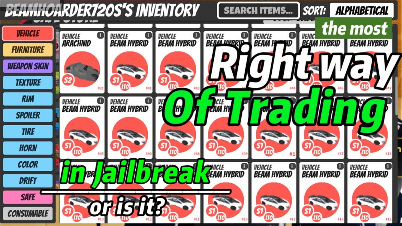 Jailbreak Trading Guide - YouTube