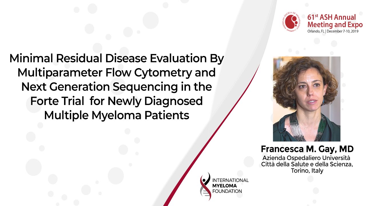 MRD Evaluation By Multiparameter Flow Cytometry and Next Generation ...