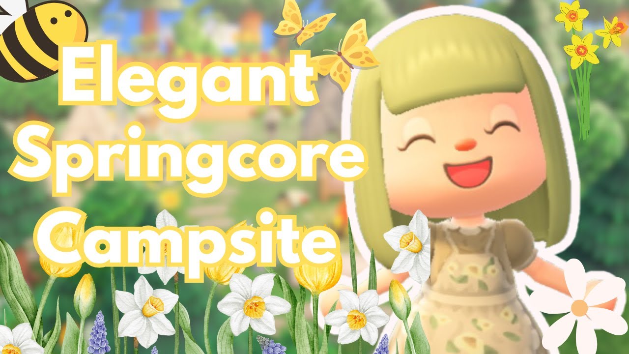 Elegant Springcore Campsite | Elegant Springcore Island | Animal Crossing New Horizons | ACNH ...