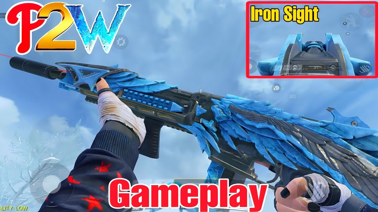 🥵*P2W* Best Epic😱Krig 6 Turquoise Griffin Gameplay + Iron Sight & Inspection😱Turquoise Wings ...