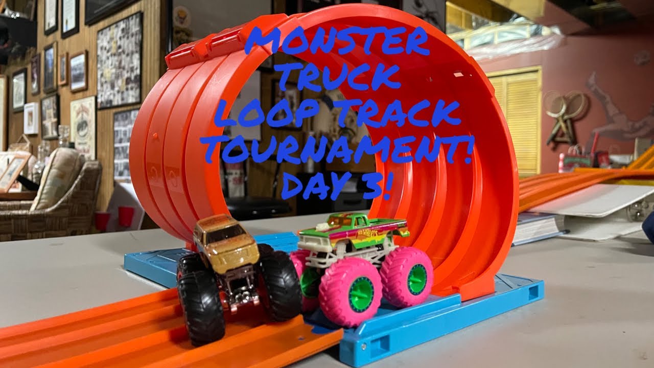 MONSTER TRUCK LOOP TRACK TOURNAMENT! | DAY 3! | MONSTER TRUCK DIECAST ...