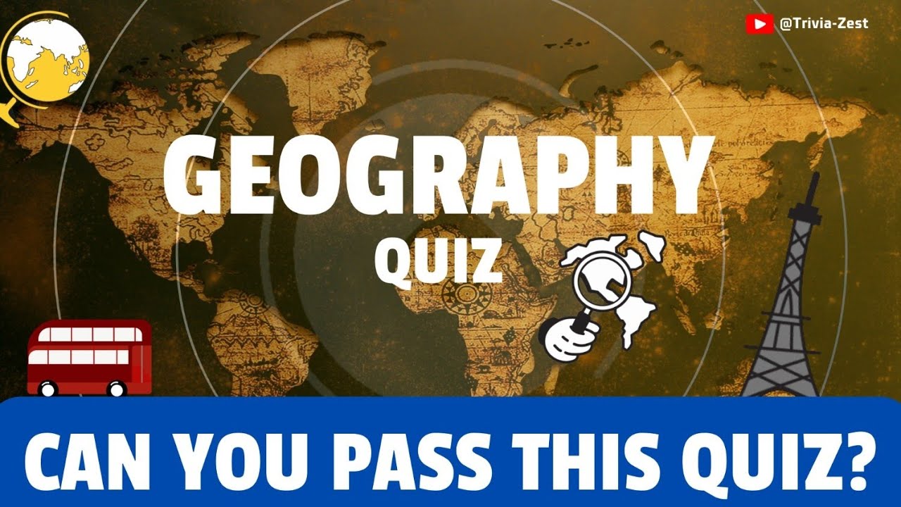 Geography Quiz 🌍 | Educational General Knowledge | 50 Questions ...