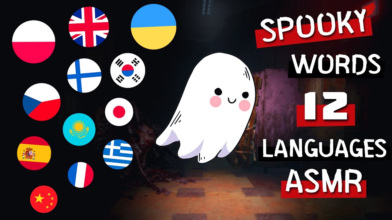 ASMR 🎃 SPOOKY TRIGGER WORDS IN 12 LANGUAGES 👻 Soft Whispering - YouTube