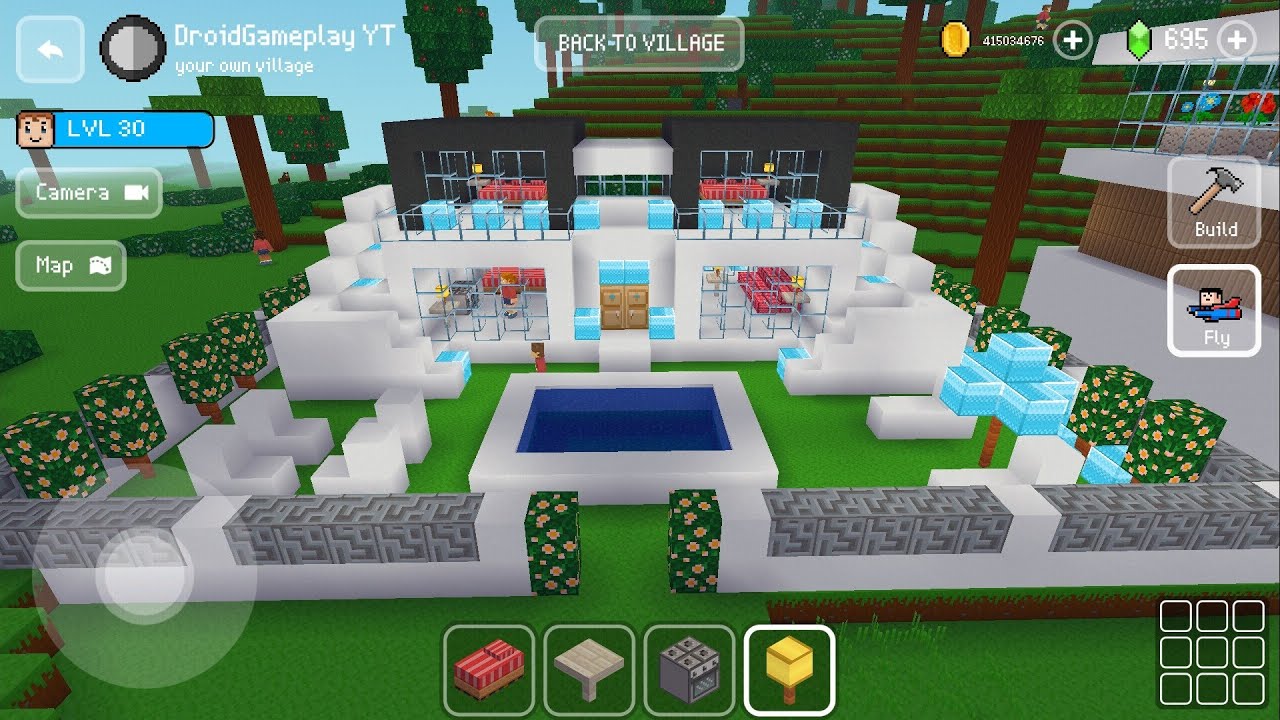 Furnished Modern - Block Craft 3d: Building Game - Crafting Game - YouTube