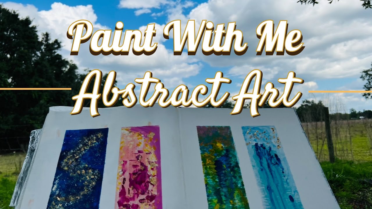 Paint With Me Abstract Art - YouTube