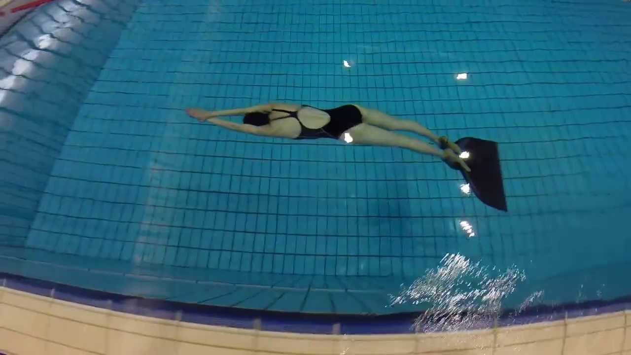 Freediving Monofin training. 4 - YouTube