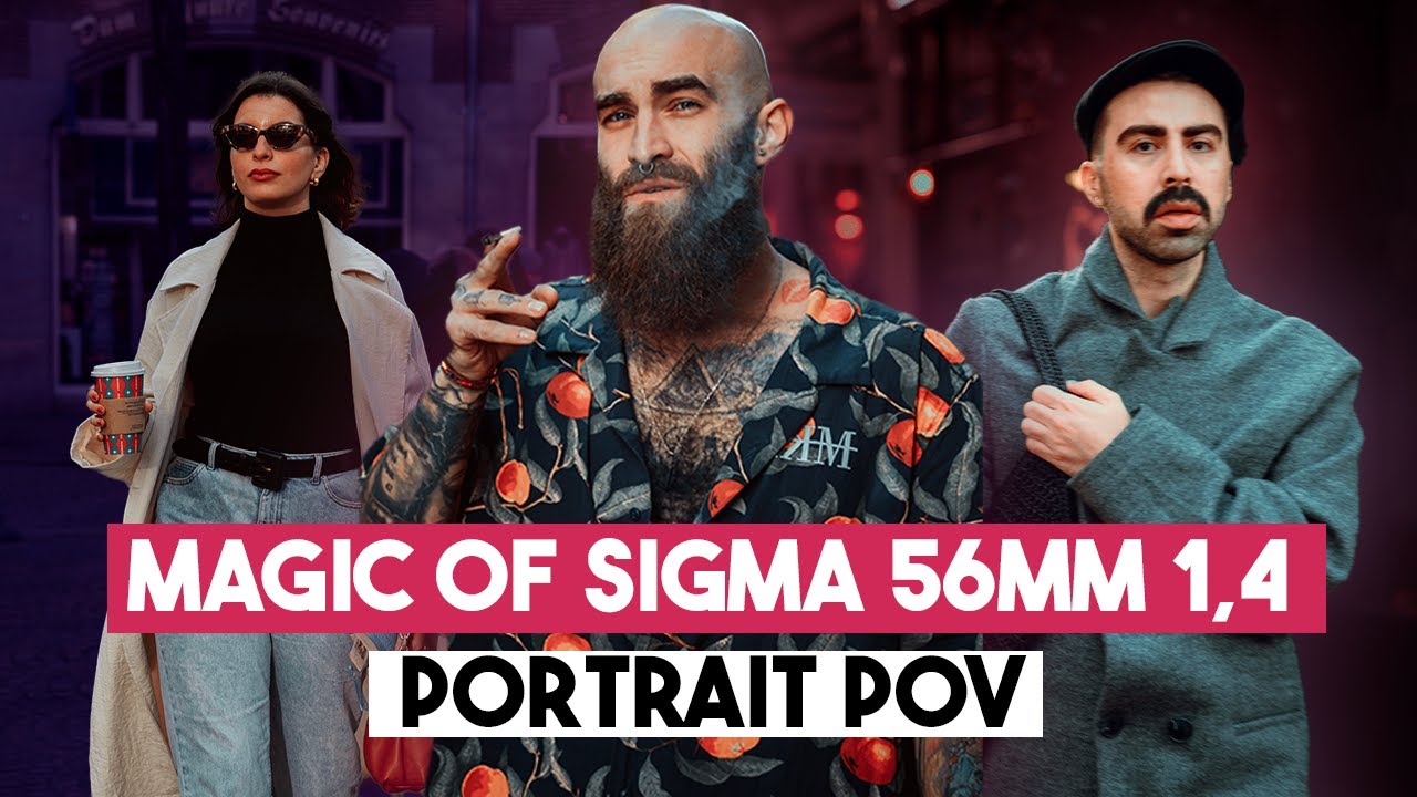 The Best Street Photography Portrait Lens Sigma 56mm 1.4 |POV - YouTube