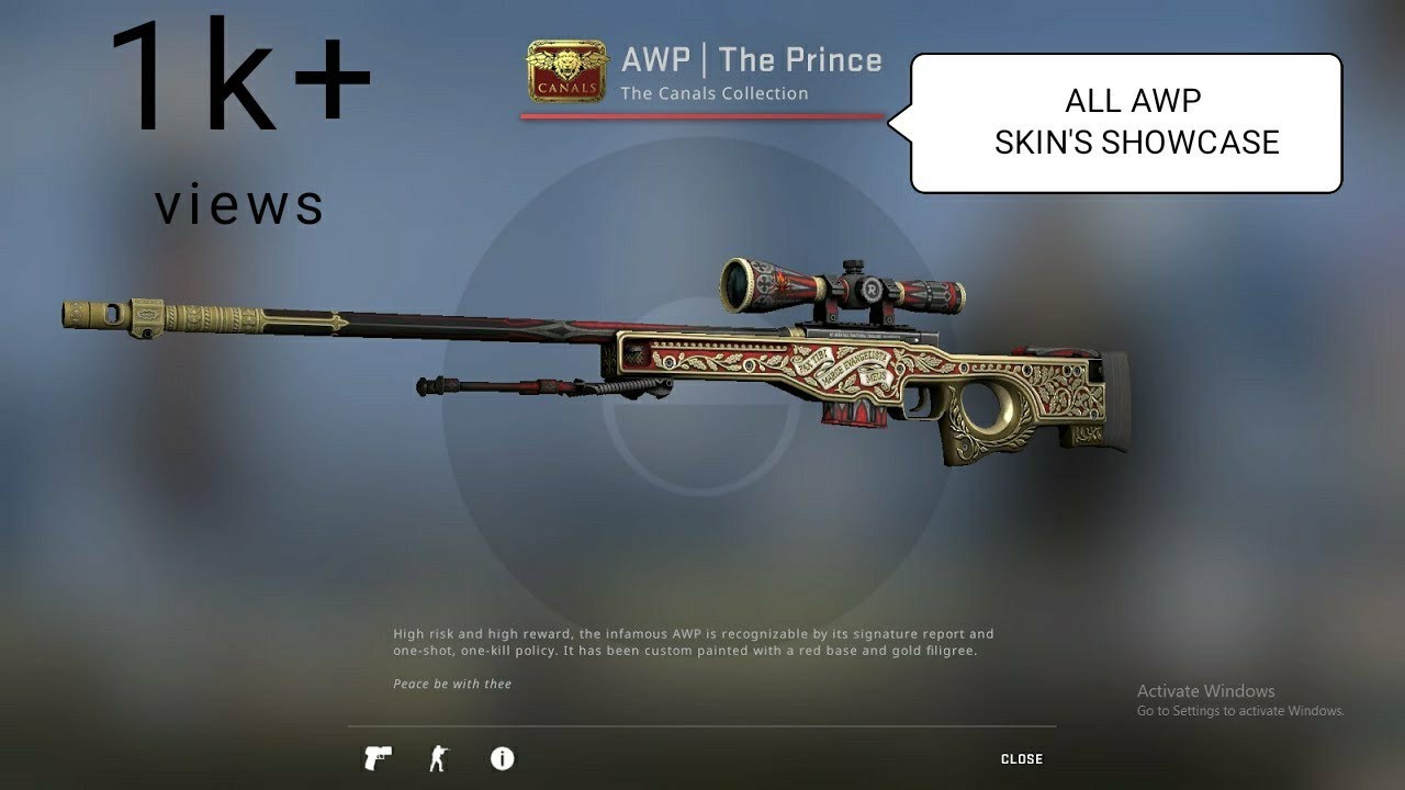 All AWP Skins Showcase + Prices 2020 - CS:GO - YouTube